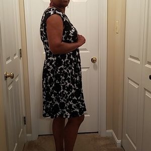 Alfani | Dresses | Alfani Large Floral Print Pleated Dress | Poshmark